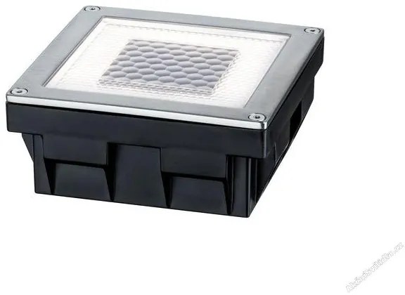 P 93774 Zemní zápustné svítidlo Solar Cube LED, incl. 1x0,24 W, 3,6lm, 2700K, ušlecht.ocel 1ks - PAULMANN
