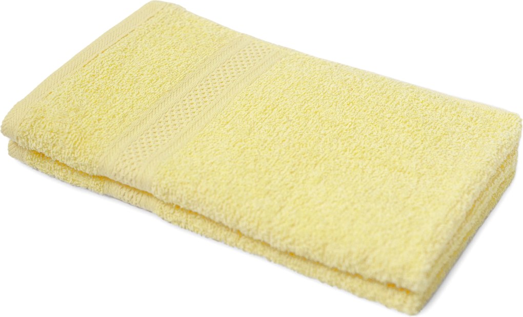 Dětský ručník BAMBI světle žlutá 30x50 cm