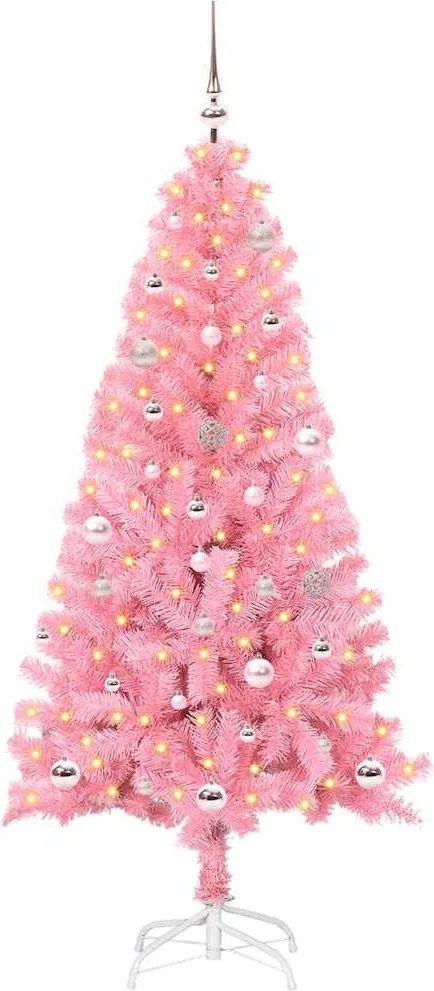 Vánoční stromeček Růžová 150 cm PVC 3396418