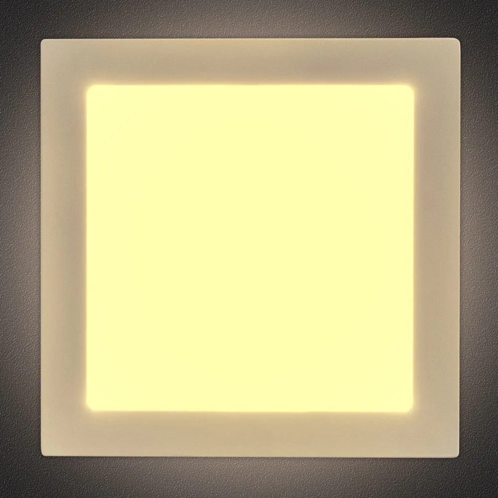 Apled LED panel SQUARE BASIC 18W 225x225mm bílý teplá bílá 131-0421