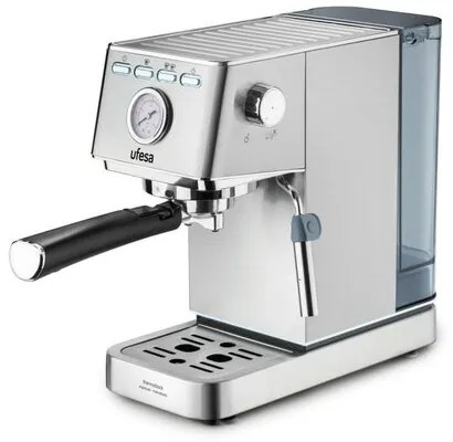 Ufesa CE8030 MILAZZO espresso pákový kávovar, stříbrná