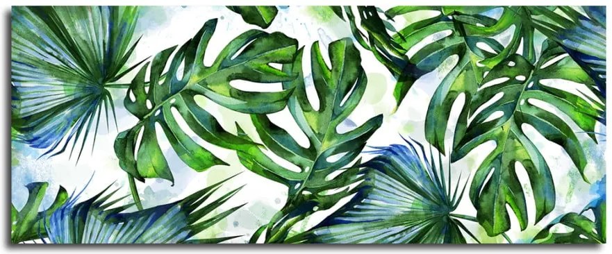 Obraz Styler Canvas Greenery Tropical, 60 x 150 cm