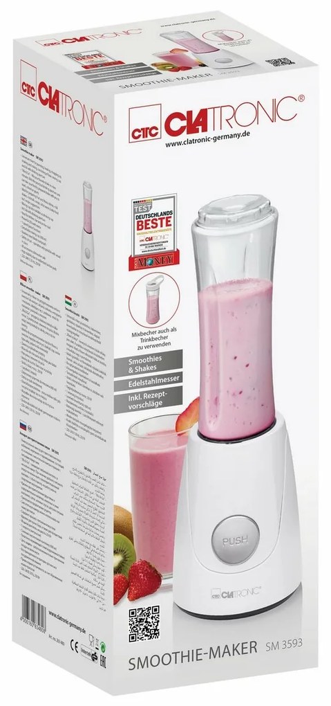 Clatronic SM 3593 smoothie maker, bílá