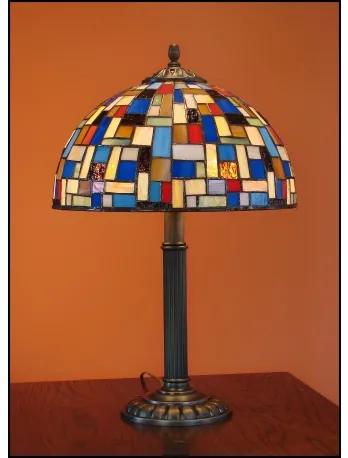 Vitrážová stolní lampa Mozaika 30 | BIANO