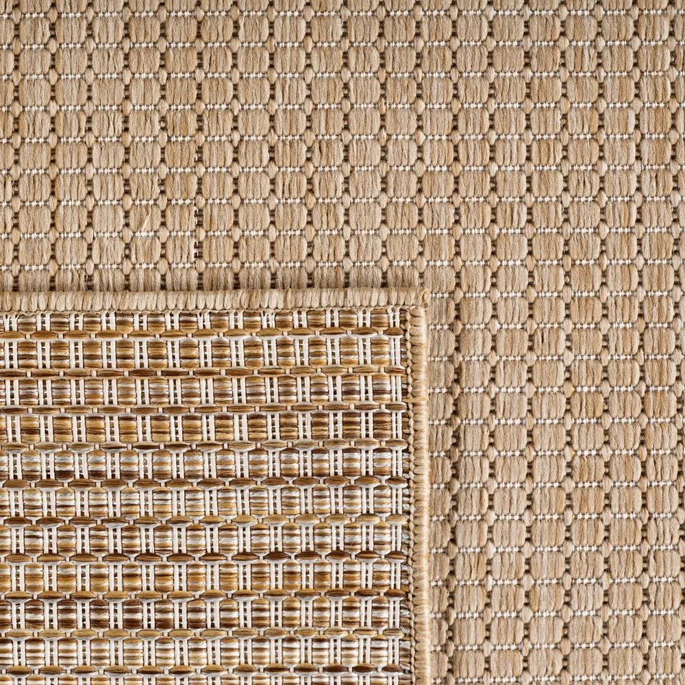 Béžový kulatý vnitřní a venkovní koberec ø 120 cm Mira 1450 – Ayyildiz Carpets