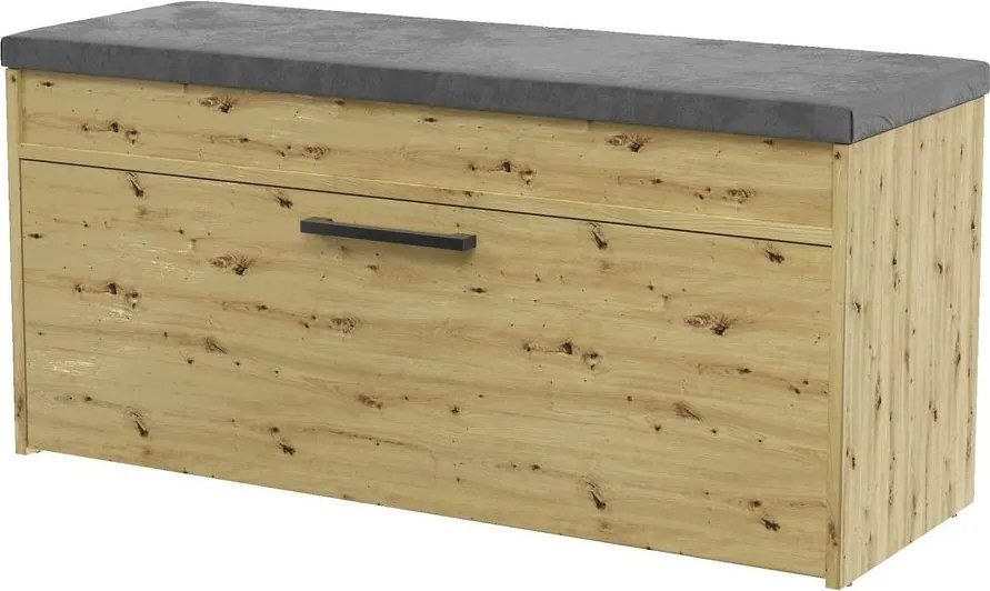 FALCO Botník se sedákem Pargas dub artisan