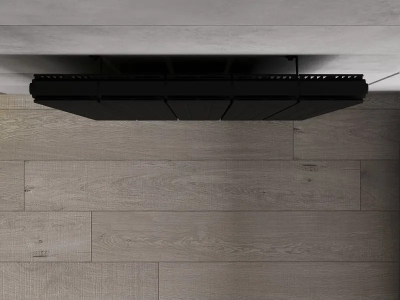 Mexen Waco dekorativní radiátor 1544 x 694 mm, 1550 W, černá - W217-1544-694-00-70
