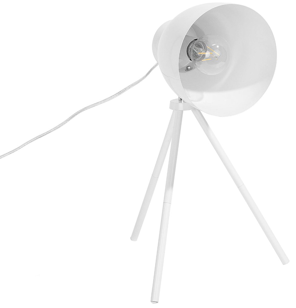 Kovová lampa 43 cm, bílá TAMEGA Beliani