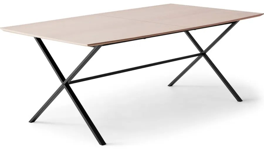 Rozkládací jídelní stůl s deskou v dubovém dekoru v přírodní barvě 90x165 cm Meza – Hammel Furniture