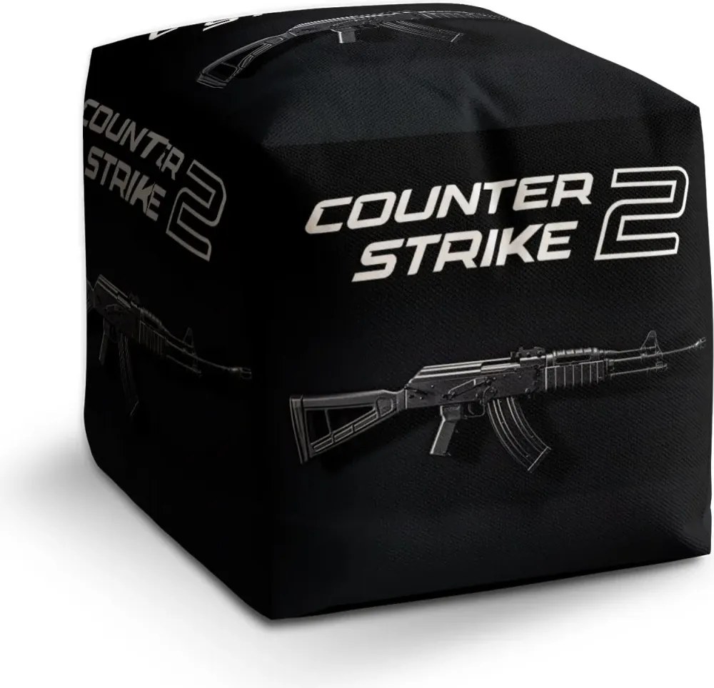 Sablio Taburet Cube Counter Strike 2 AK - 50x50x50 cm