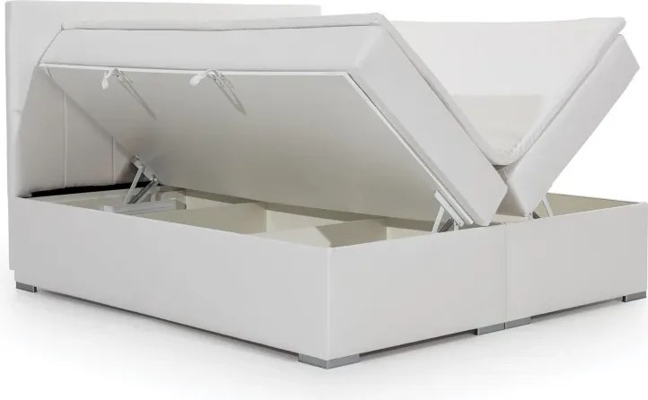 Postel Boxspring Boleria 180x200, fialová (látka - bb 08)