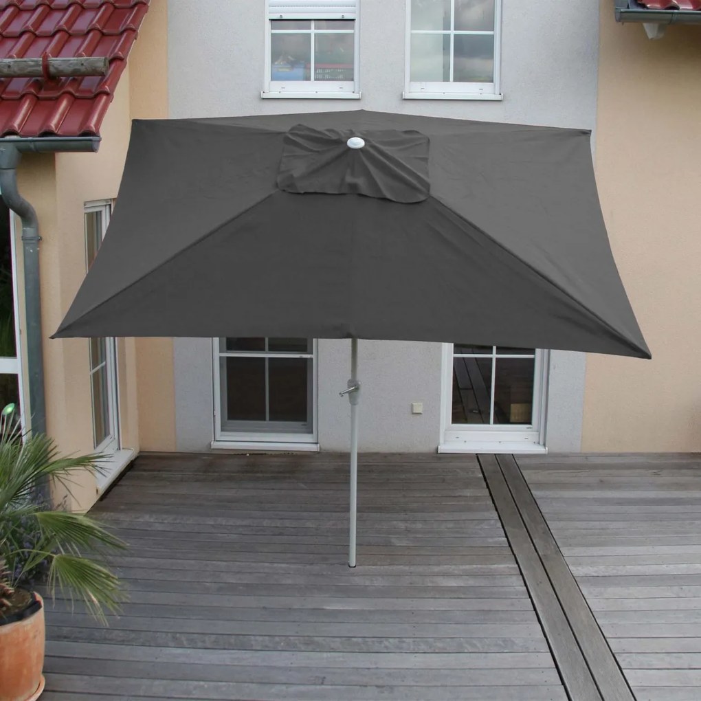 Slunečník N23 2x3m polyester/hliník - antracit