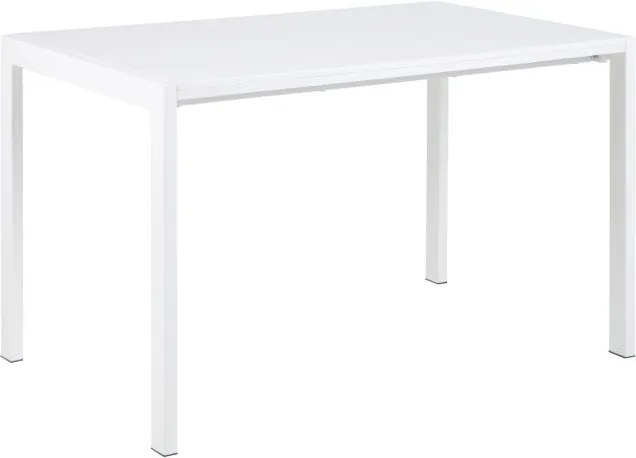 Bílý rozkládací jídelní stůl Actona Bristol, délka 126 - 206 cm