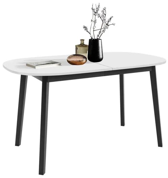 Rozkládací jídelní stůl Zerimo S 150x80, Barva dřeva: dub craft zlatý + černá