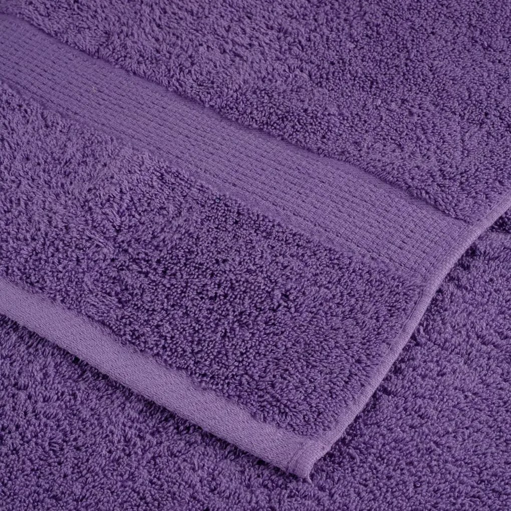 12dílná sada ručníků Premium SOLUND fialová 600 g/m² 137579