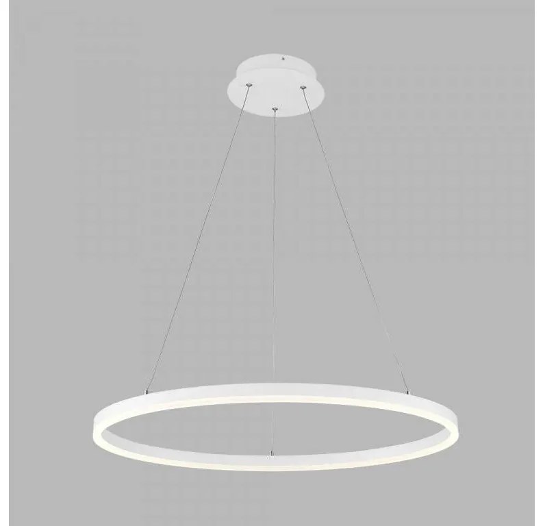LED2 Stmívatelný LED lustr CIRCLE P-Z CRI90 Varianta: Ø 1200 x 33 x 2500 mm, 100 W, 3000 K, černá, DALI