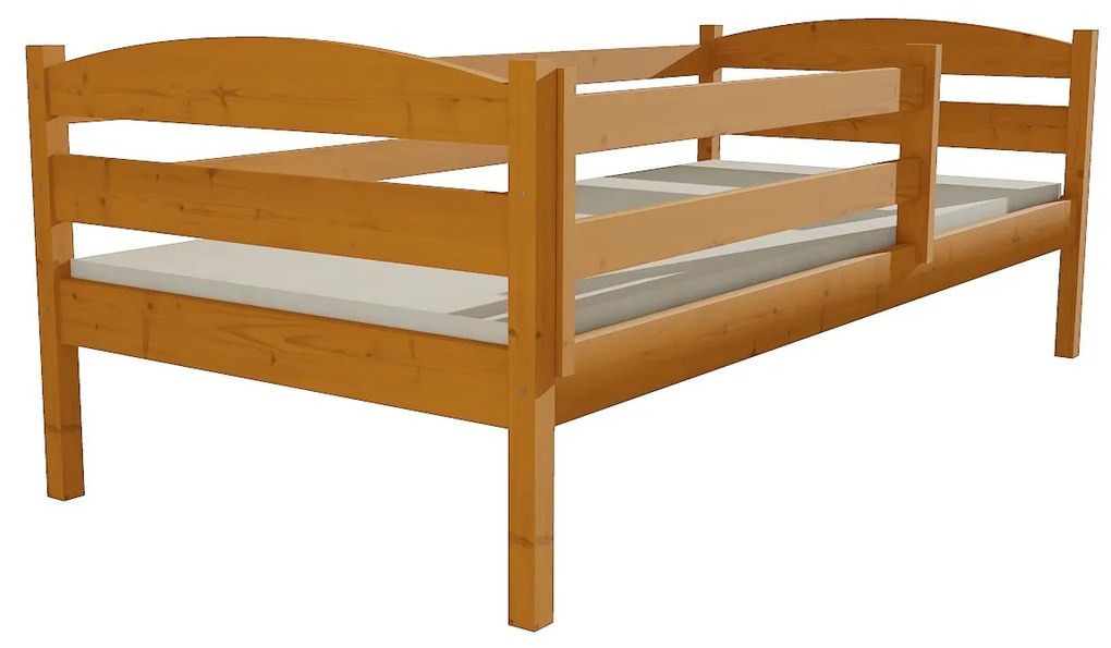 Dětská postel masiv 020 borovice masiv 90 x 190 cm olše