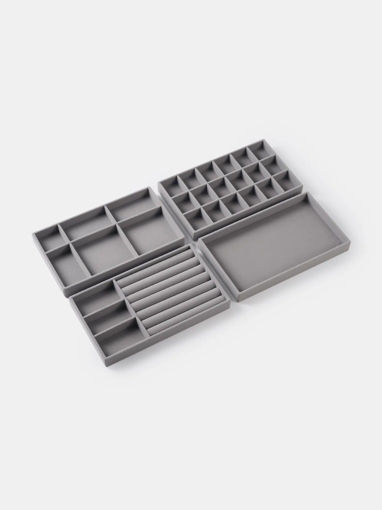 Sinsay - Sada organizérů do skříně 4 pack - šedá