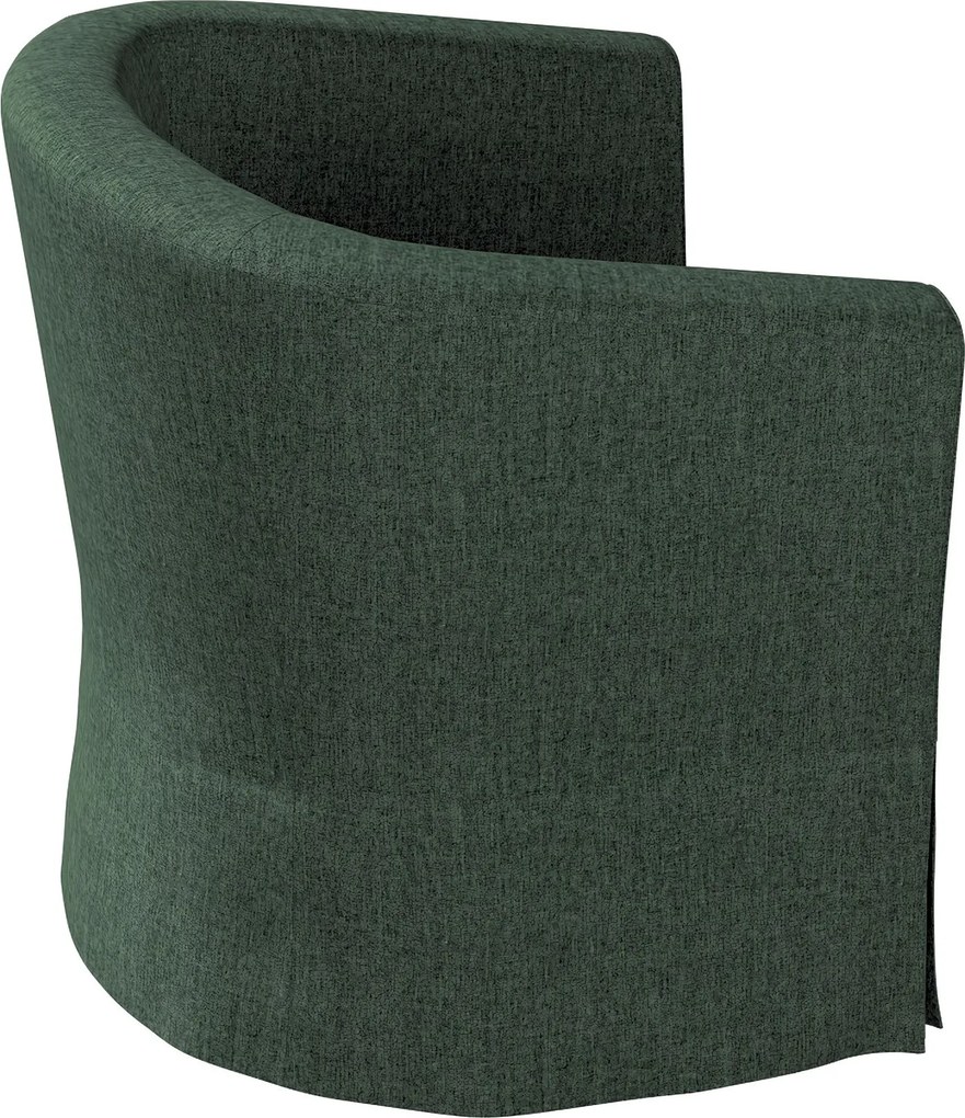 Potah na křeslo IKEA Ektorp Tullsta barva zelená látka pletený vzor