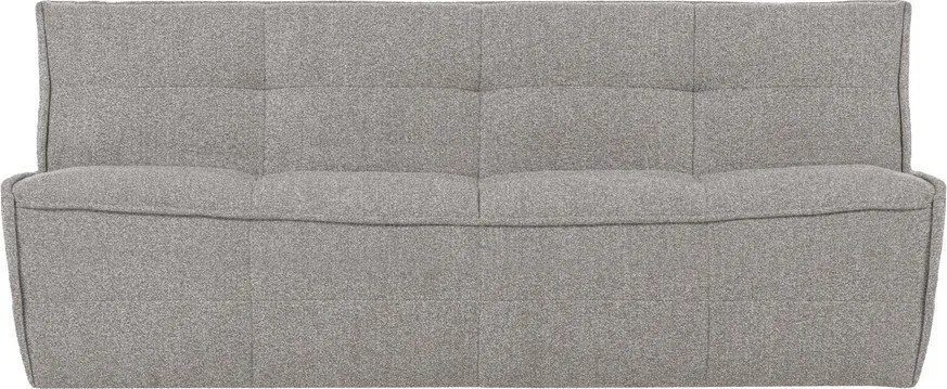 Světle šedá pohovka z textilie bouclé 204 cm Cluster – vtwonen