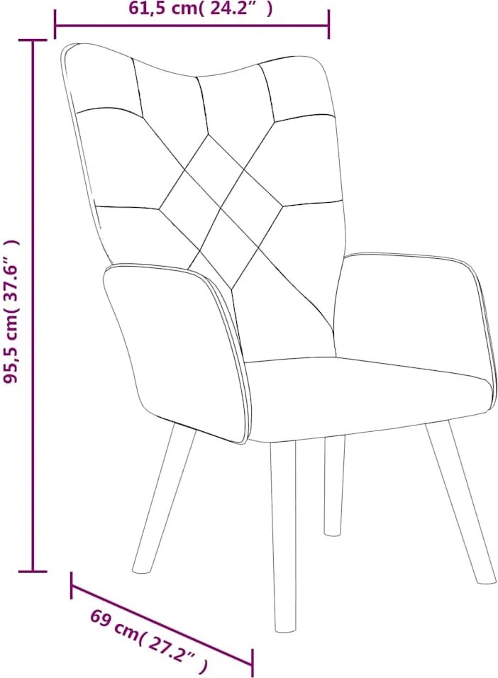 Relaxační křeslo patchwork textil 328195