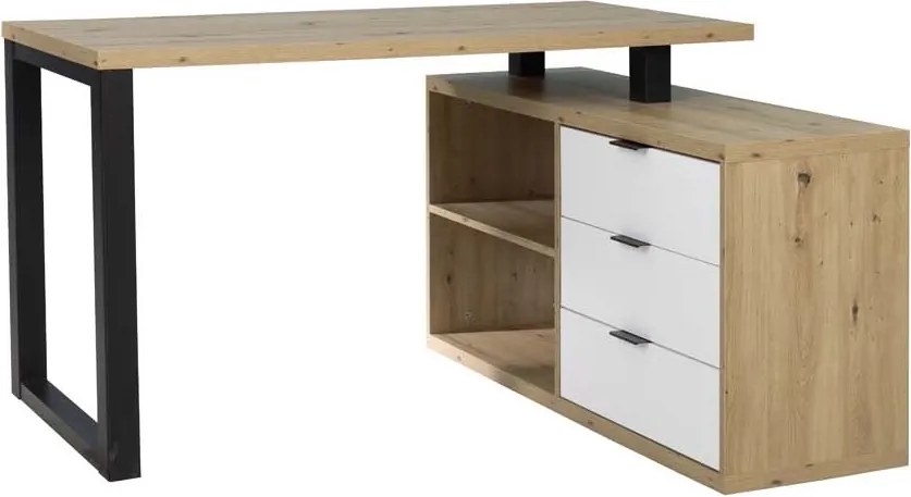 ADRK Furniture Rohový stůl MARO II