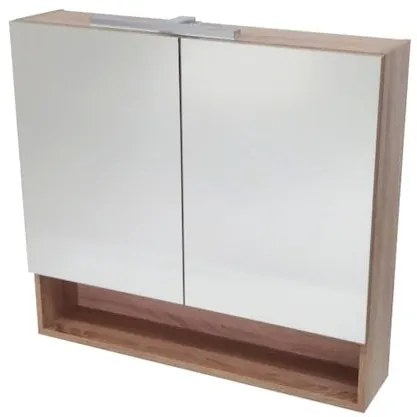 Zrcadlová skříňka Naturel Vario Dekor 75x68,6 cm lamino dub bardolino VARIOG75DB