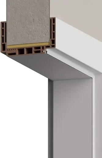 DRE Voděodolné zárubně voděodolná obložková zárubeň 60 cm pro tloušťku stěny 10-12 cm levá O2BM60LW