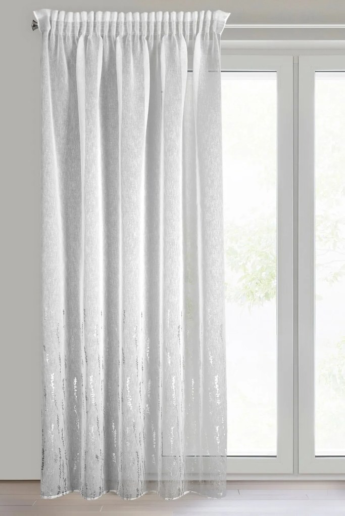 ZÁCLONA NA PÁSCE LINZI 140X250 CM VZOROVANÁ
