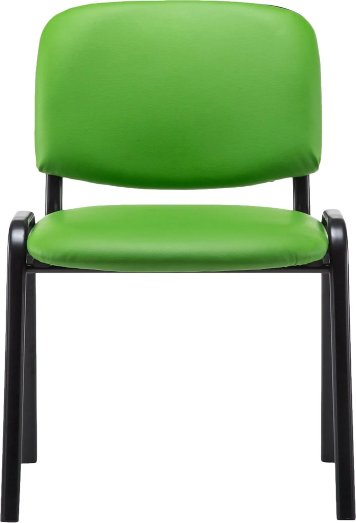 Konferenční židle Ken umělá kůže – zelená