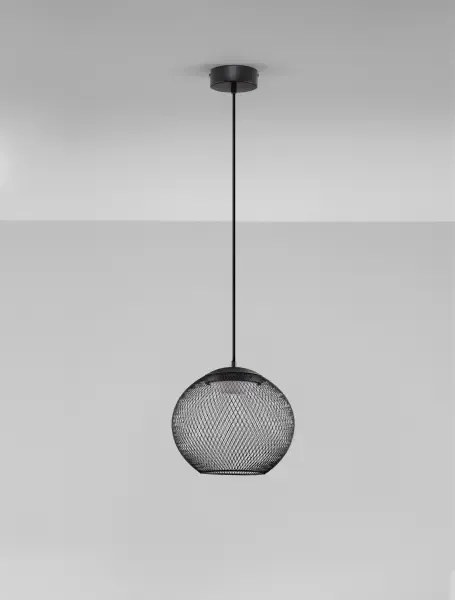 LED černá designová svítilna Kinetic 153