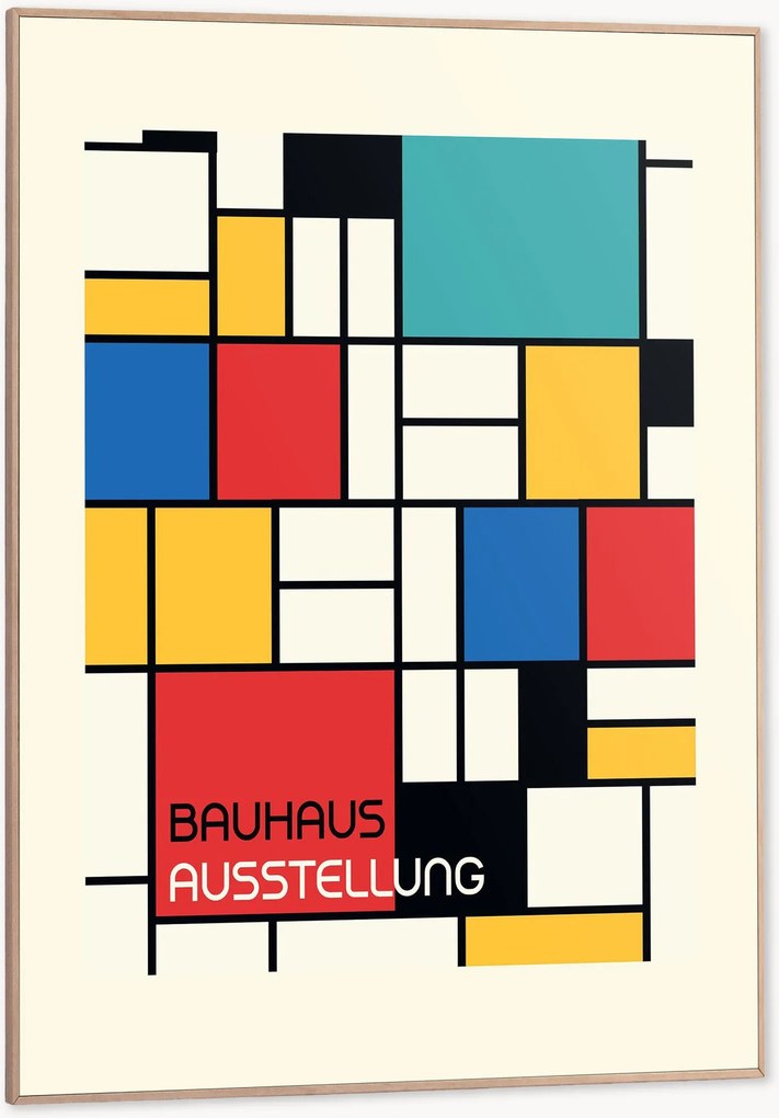 Zarámovaný digitální tisk Bauhaus
