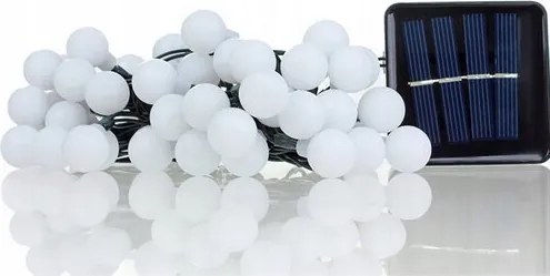 Solární párty osvětlení řetěz girlanda GIR7, 50xLED, 7m