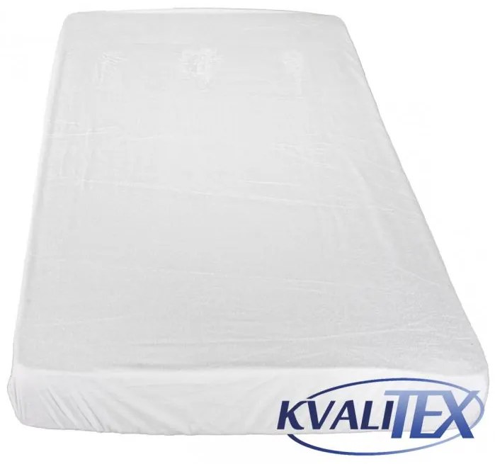 Kvalitex Nepropustné Froté prostěradlo s PU bílé 160x200cm