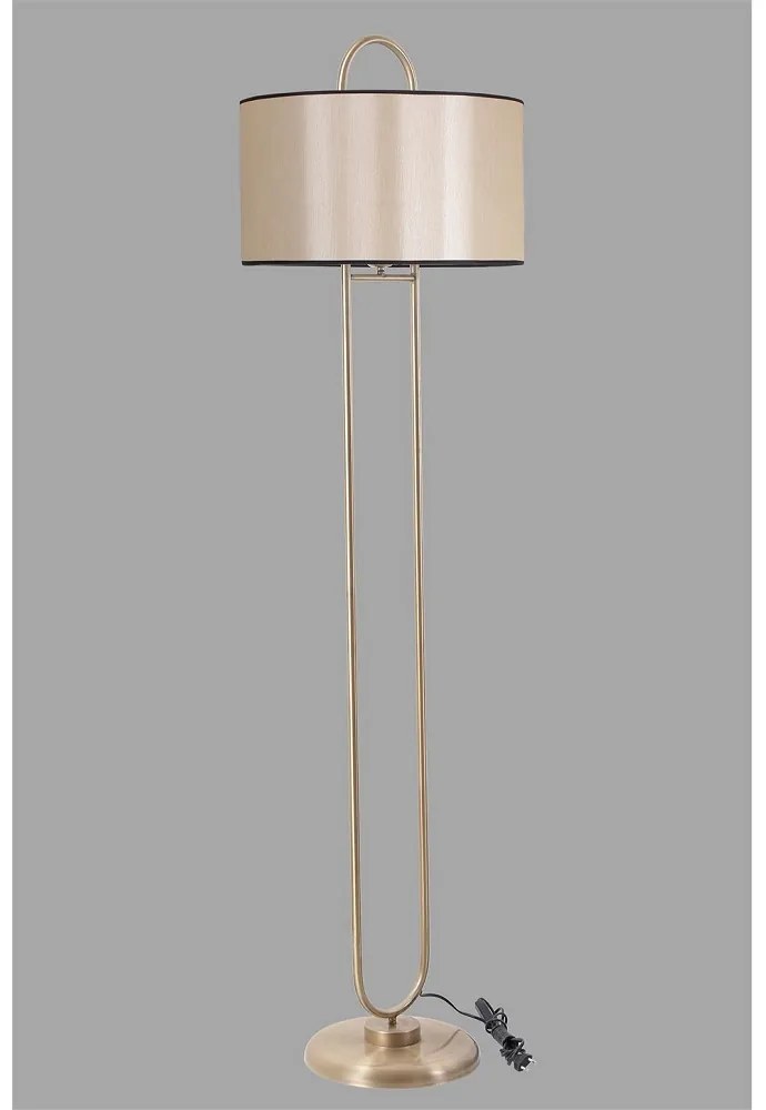 Designová stojanová lampa Kahlilia 170 cm krémová