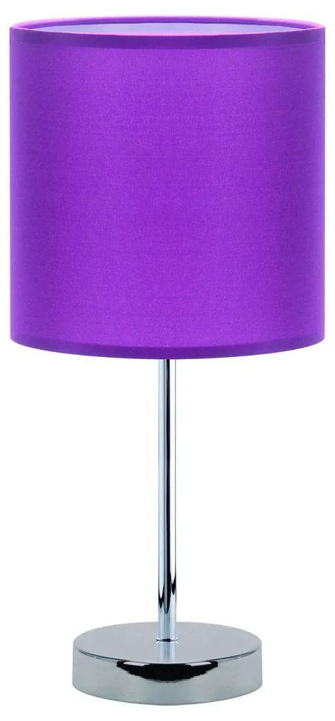 Moderní stolní lampa AGNES, 1xE14, 40W, fialová S.t.r. AGNES 03148