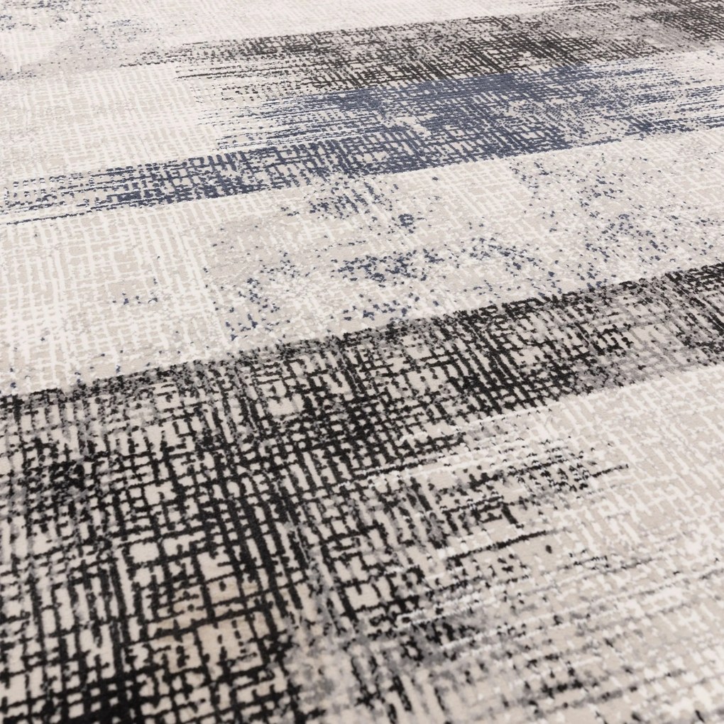 Tribeca Design Kusový koberec Zoom Lines Blue Rozměry: 200x290 cm