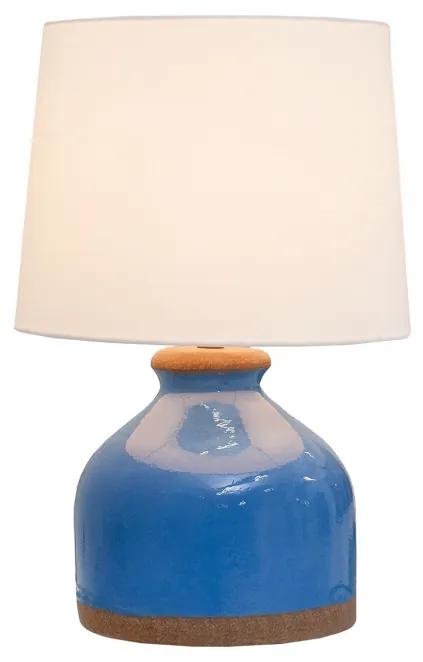 Inviro Stolní lampa VATIKO 50 cm, keramika/plátno