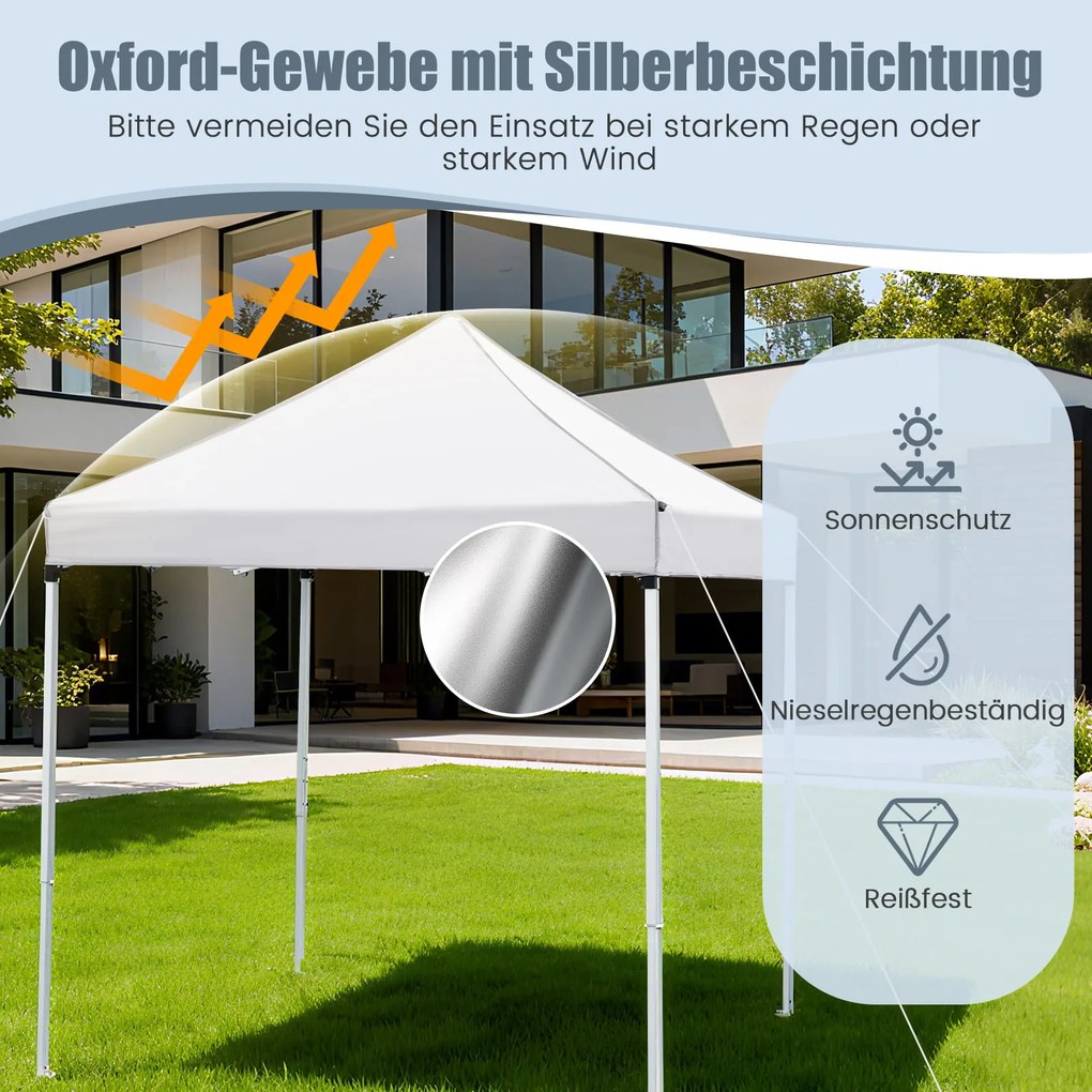 Costway Pop Up Pavilion Skládací zahradní altánek s odnímatelnými bočními