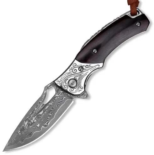 KnifeBoss damaškový zavírací nůž Guardian VG-10