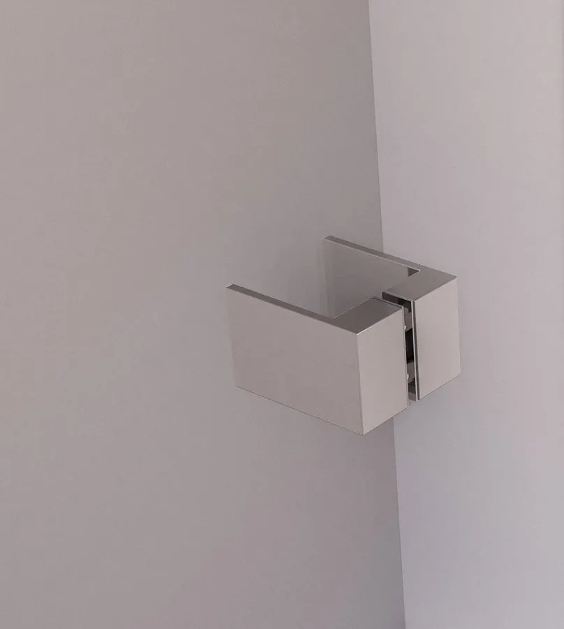 Polysan Polysan, FORTIS EDGE sprchové dveře bez profilu 1000mm, čiré sklo, levé, FL1210L