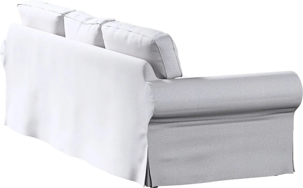 Potah na pohovku IKEA Ektorp 3-místná, rozkládací STARÝ MODEL PIXBO barva šedá látka pletený vzor