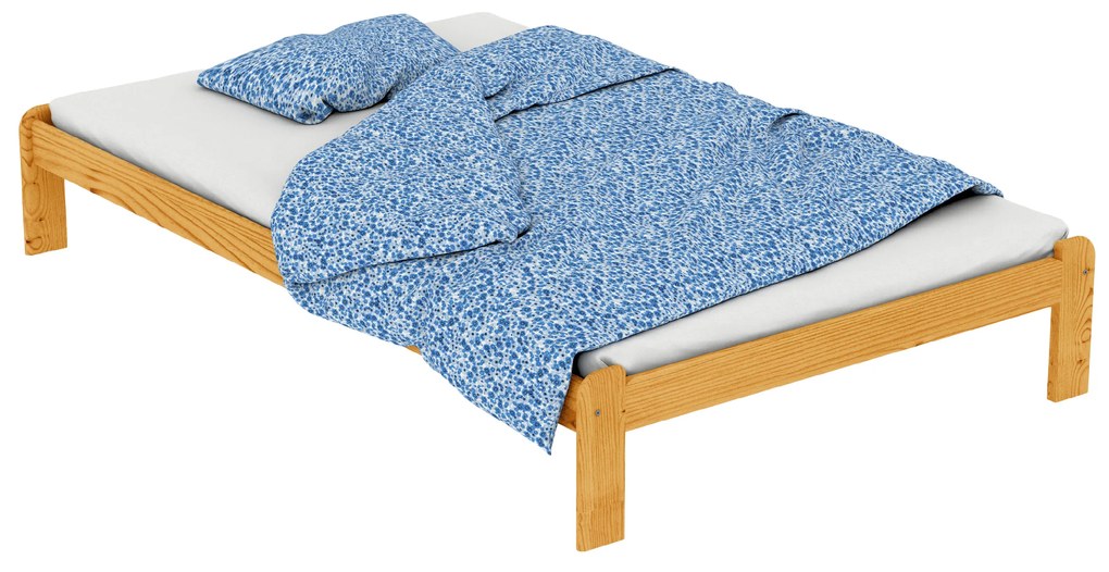 Maxi Postel z masivu Adam 120 x 200 cm - barva Olše + matrace Vitality