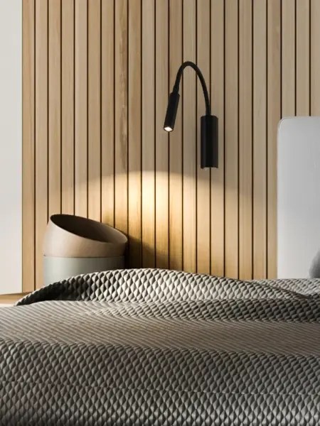 Designové nástěnné svítidlo Nuto černá