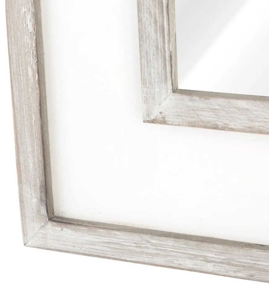 Massive home | Nástěnné zrcadlo Rosemary bílé - VÝPRODEJ MH0989W