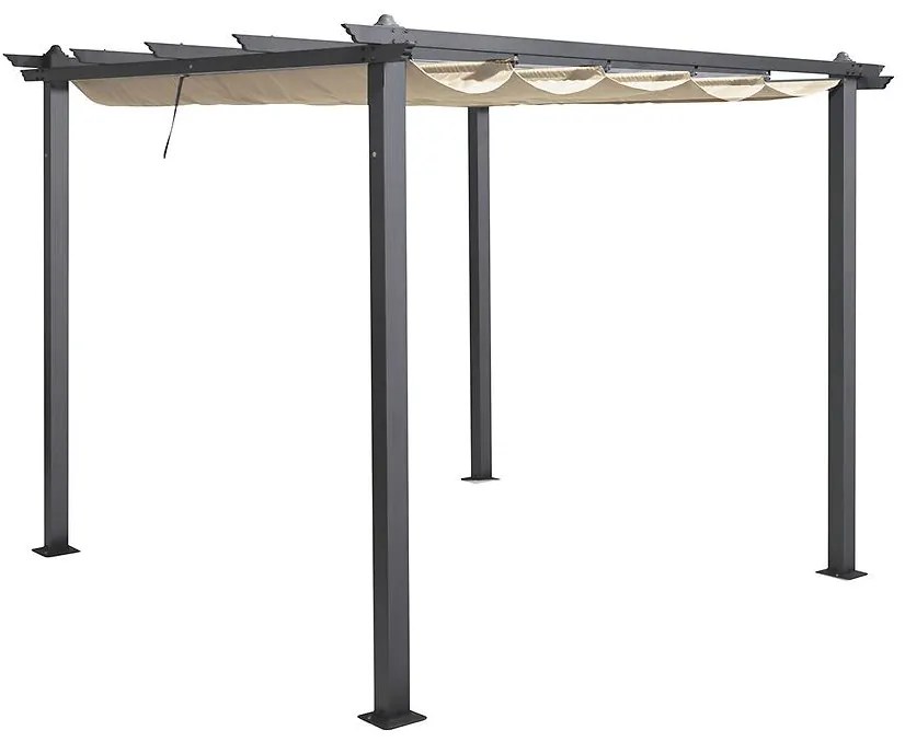 Zahradní pavilon / pergola Pescara 3x4x2.35m béžová