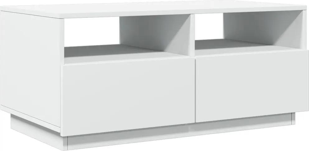 vidaXL Konferenční stolek s LED osvětlením 90 x 49 x 40 cm [839833] Barva: Betonová šedá