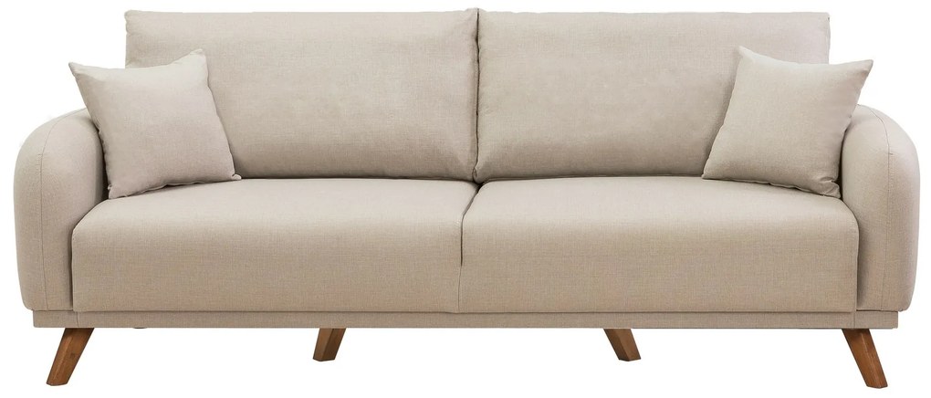 Hanah Home Třímístná pohovka HERA krémová 237 cm 867UNQ1949