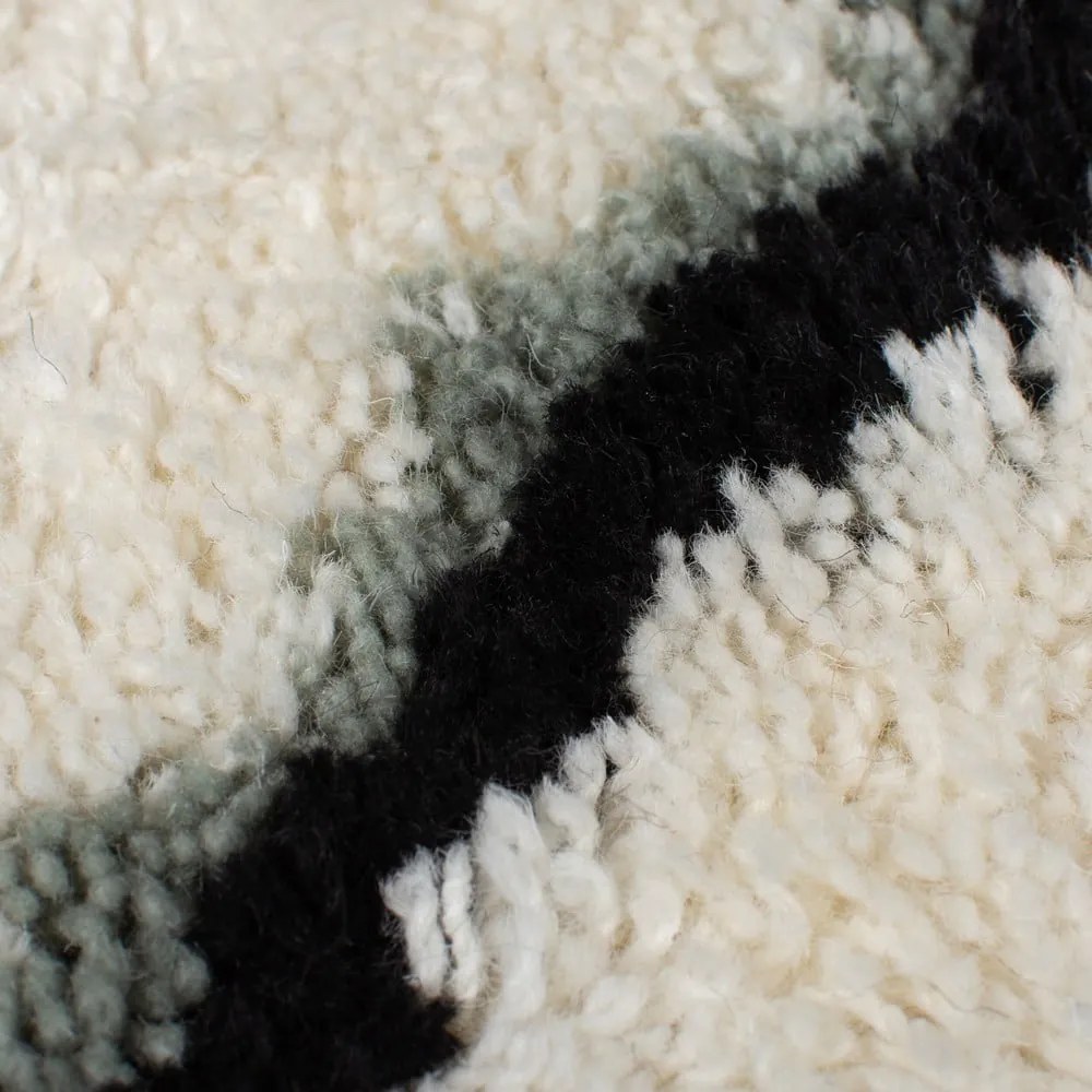 Krémový ručně tkaný vlněný koberec 200x290 cm Moroccan Midar – Flair Rugs
