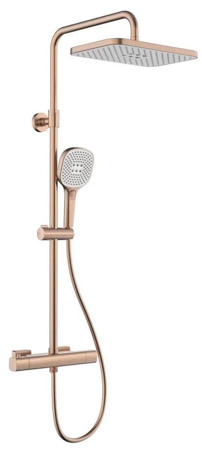 KFA Armatura 5756-910-34 - Sprchová sada s termost. baterií MALAGA rose gold 5756-910-34